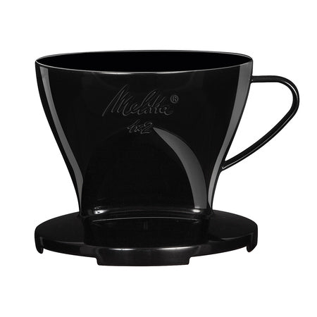 Melitta - Plastikowy dripper do kawy 1x2 Czarny – kawa.pl