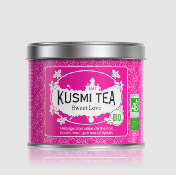 Kusmi Tea - Sweet Love Bio - Herbata w puszce - 100g – kawa.pl