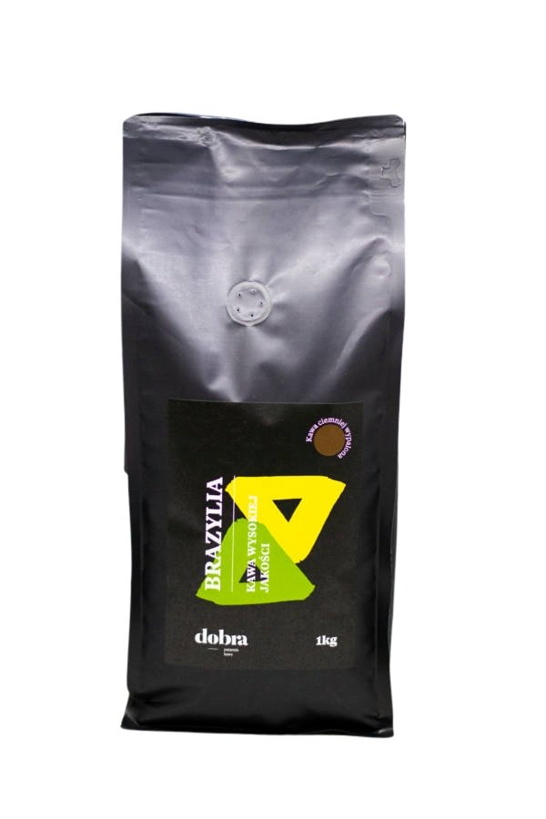 Dobra Palarnia Kawy - Brazylia Espresso - kawa ziarnista 1kg – kawa.pl